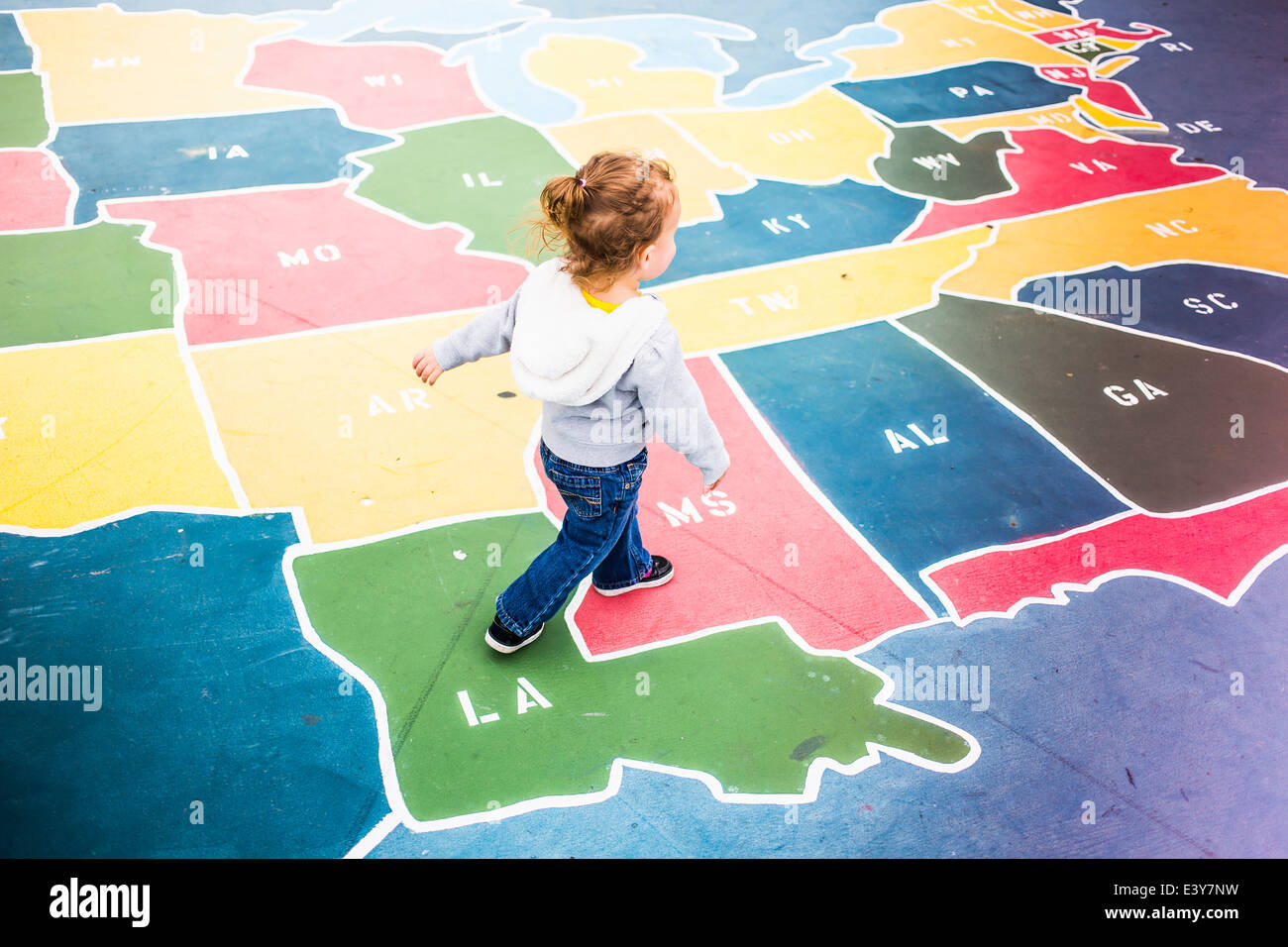 Amusement park map hi-res stock photography and images - Alamy
