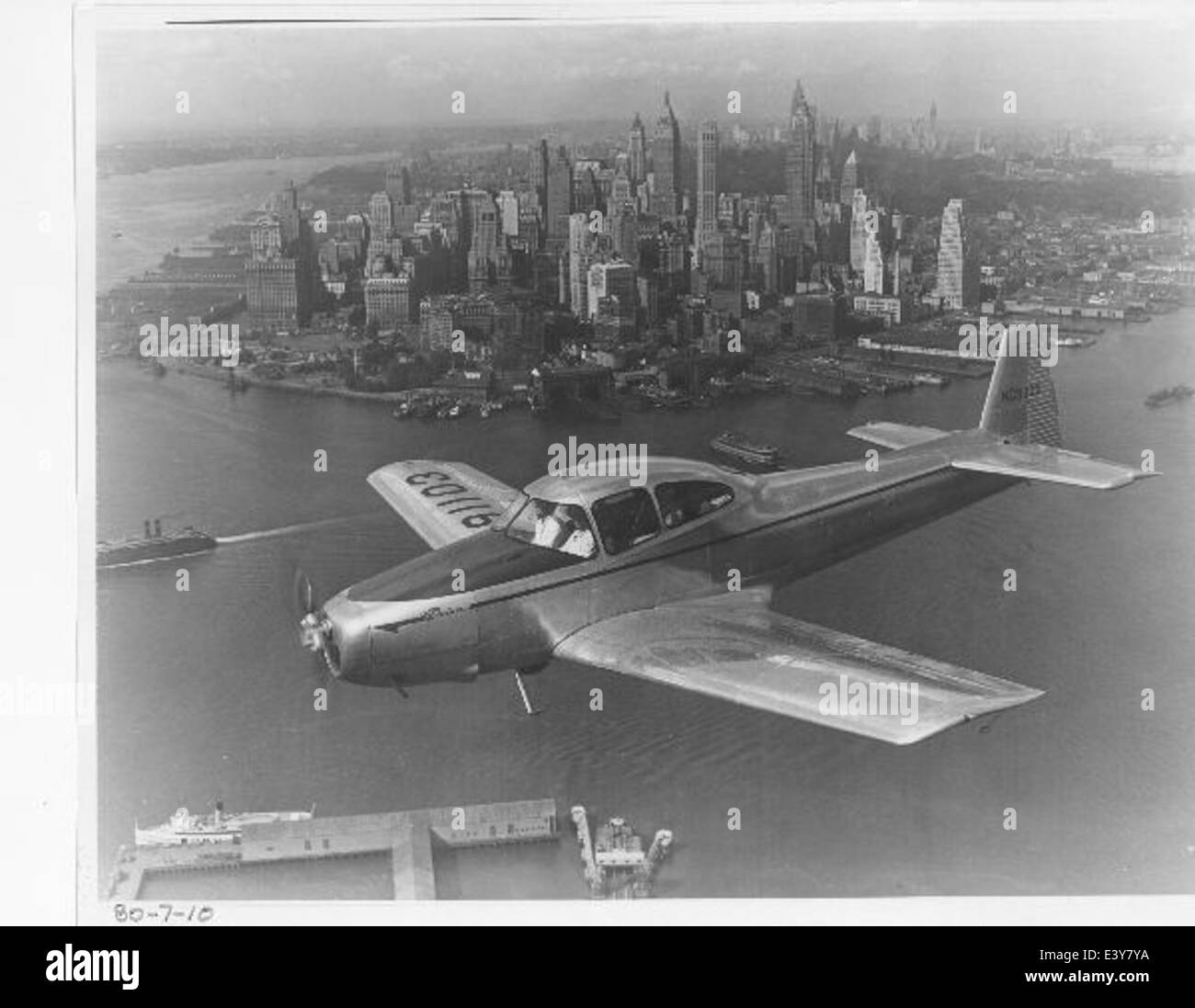 A photograph of a Ryan aircraft from the 1920s, connected to Charles ...