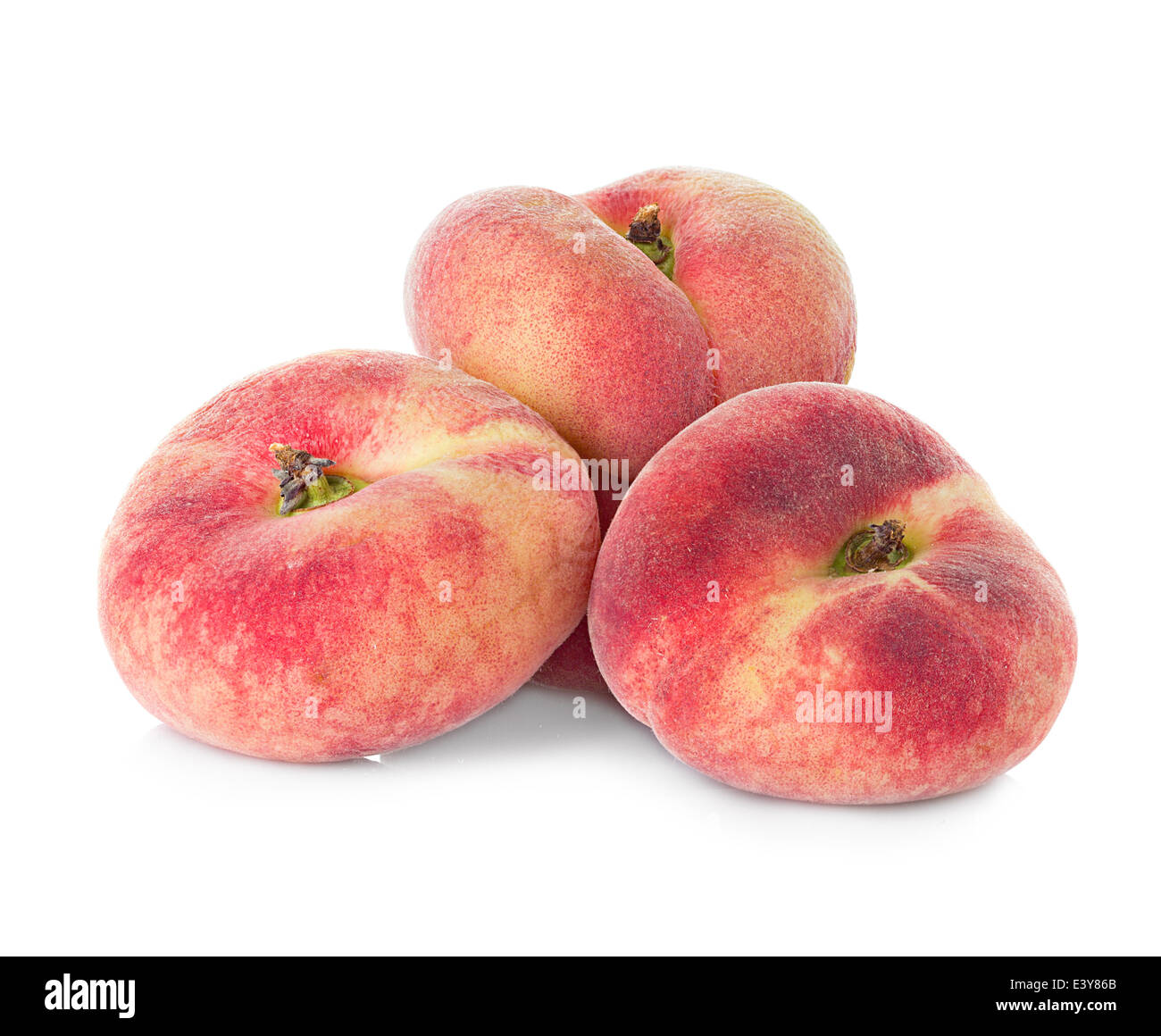 fig peach isolated on white background Stock Photo - Alamy