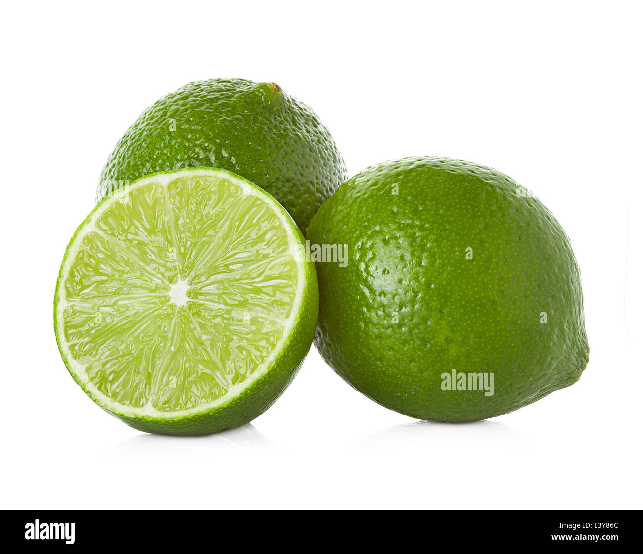 Lime isolated close up Cut Out Stock Images & Pictures - Alamy