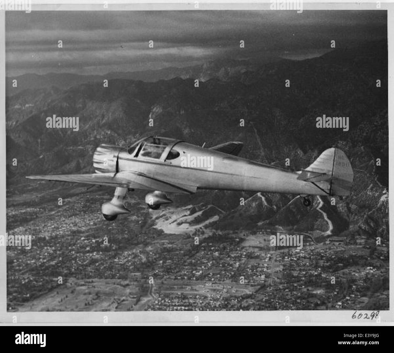 Photograph of the Ryan aircraft associated with Charles Lindbergh ...