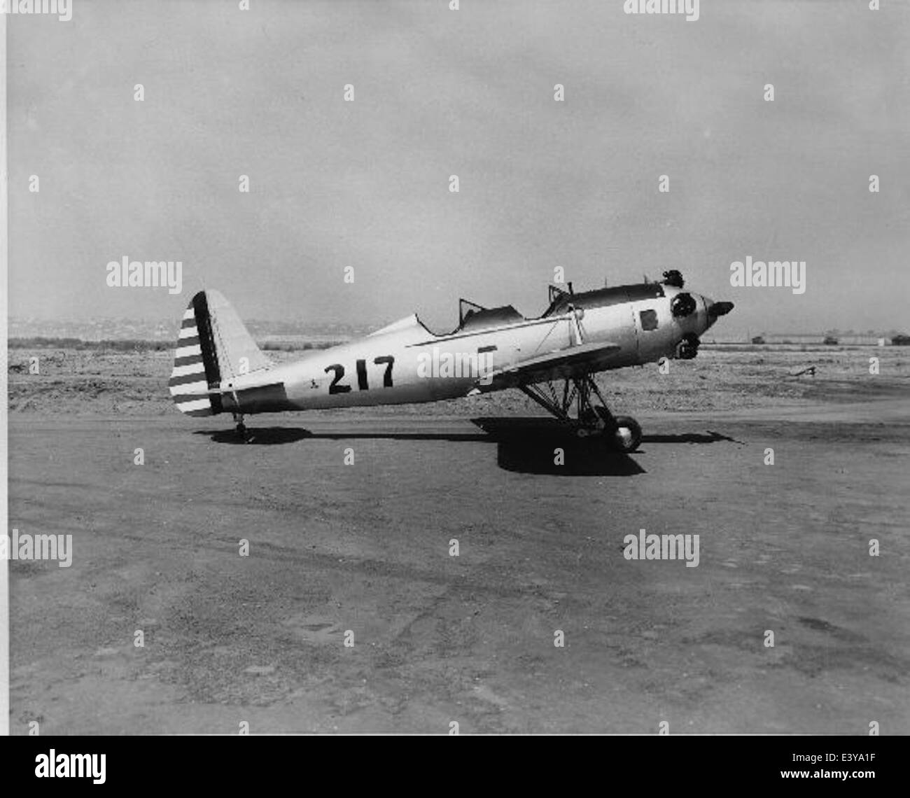 This photograph from 1939-45 showcases a Ryan aircraft connected to ...