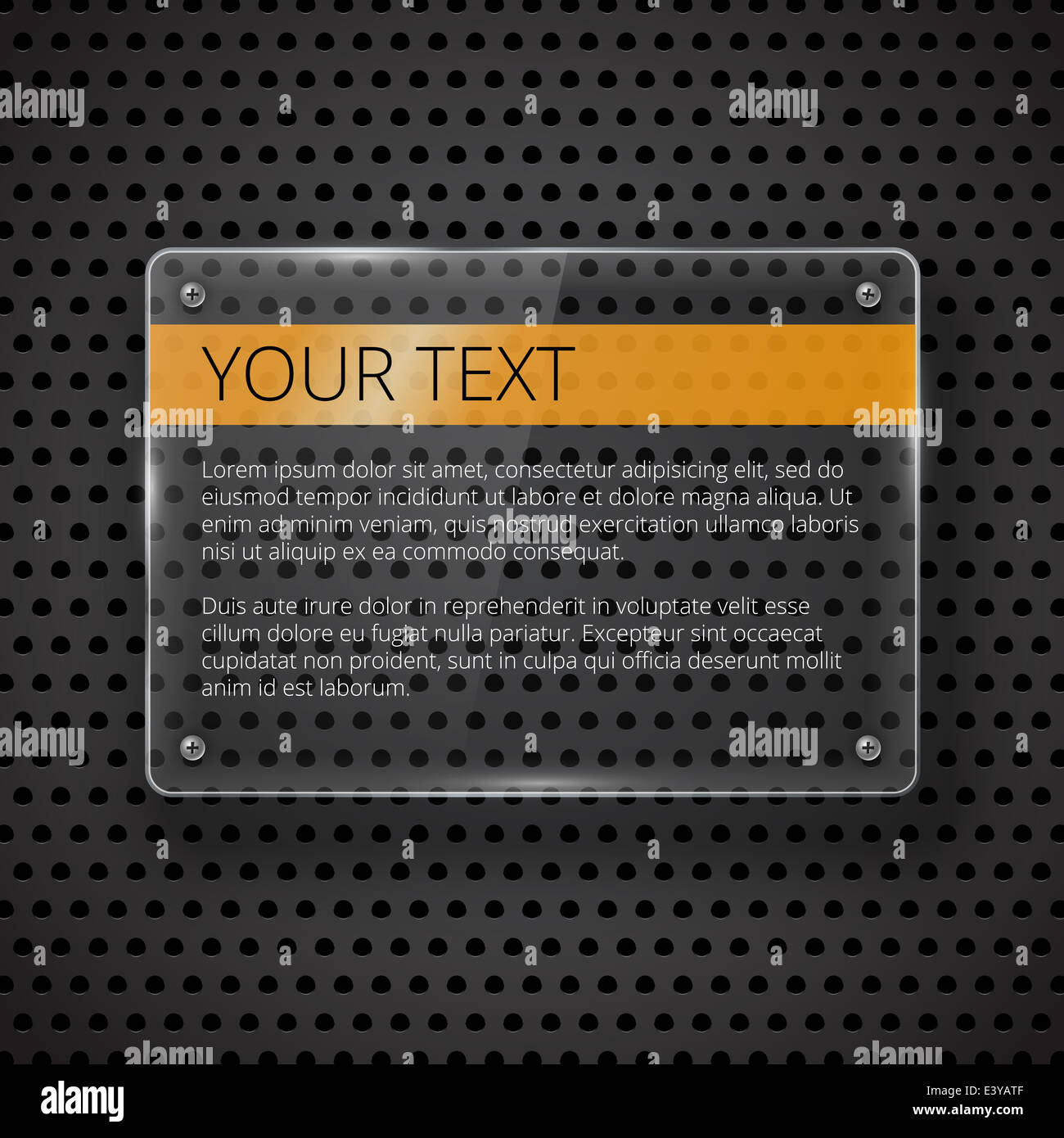 Glowing glass panels Stock Photo - Alamy