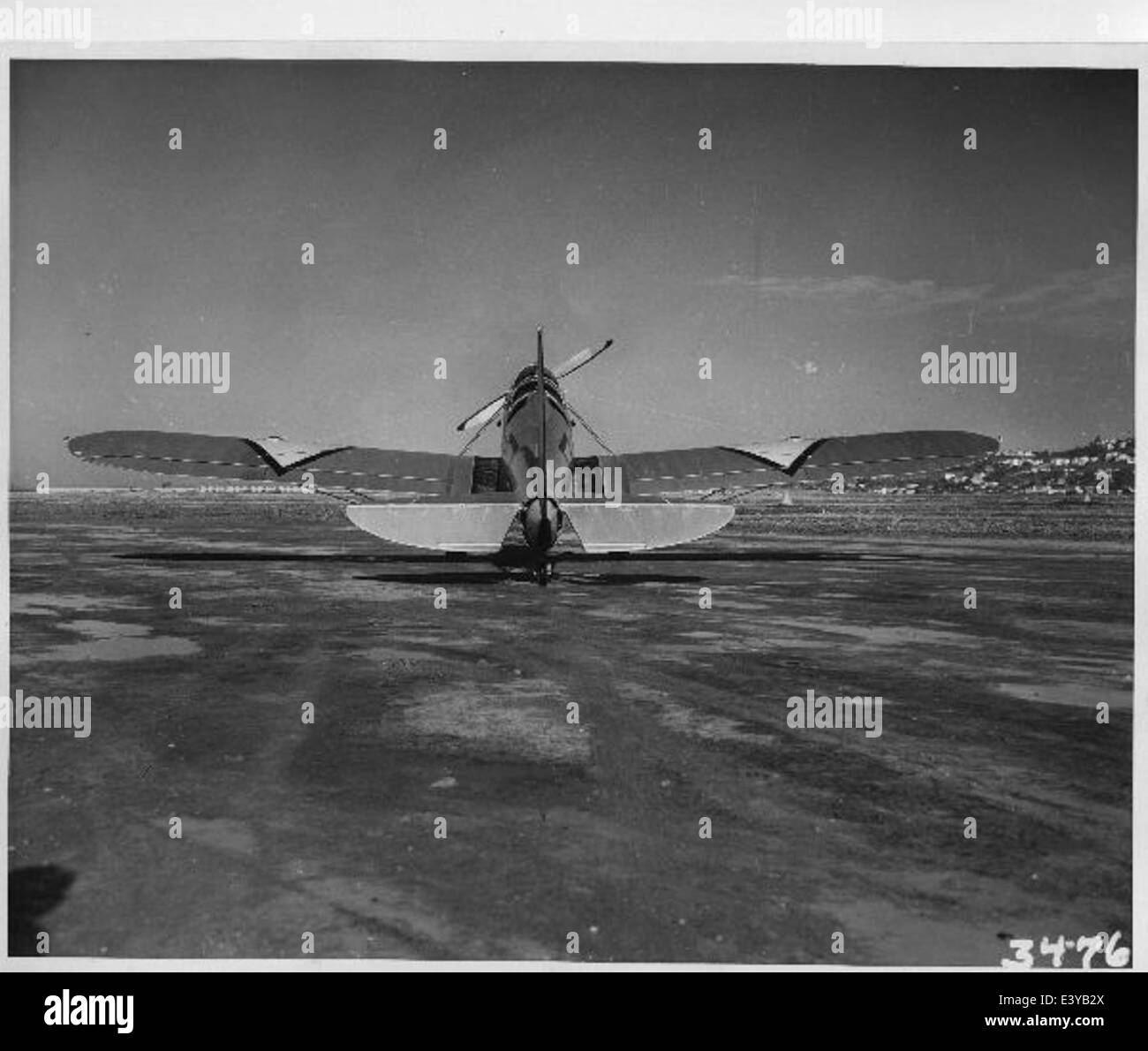 A 1940s Ryan aircraft associated with Charles Lindbergh, displayed at ...