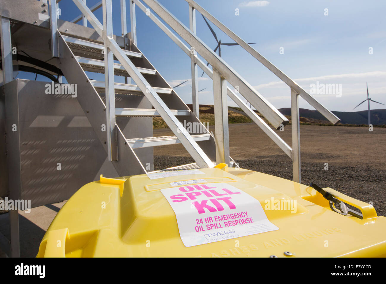 The Clyde Wind Farm in the Southern Uplands of Scotland near Biggar. It ...