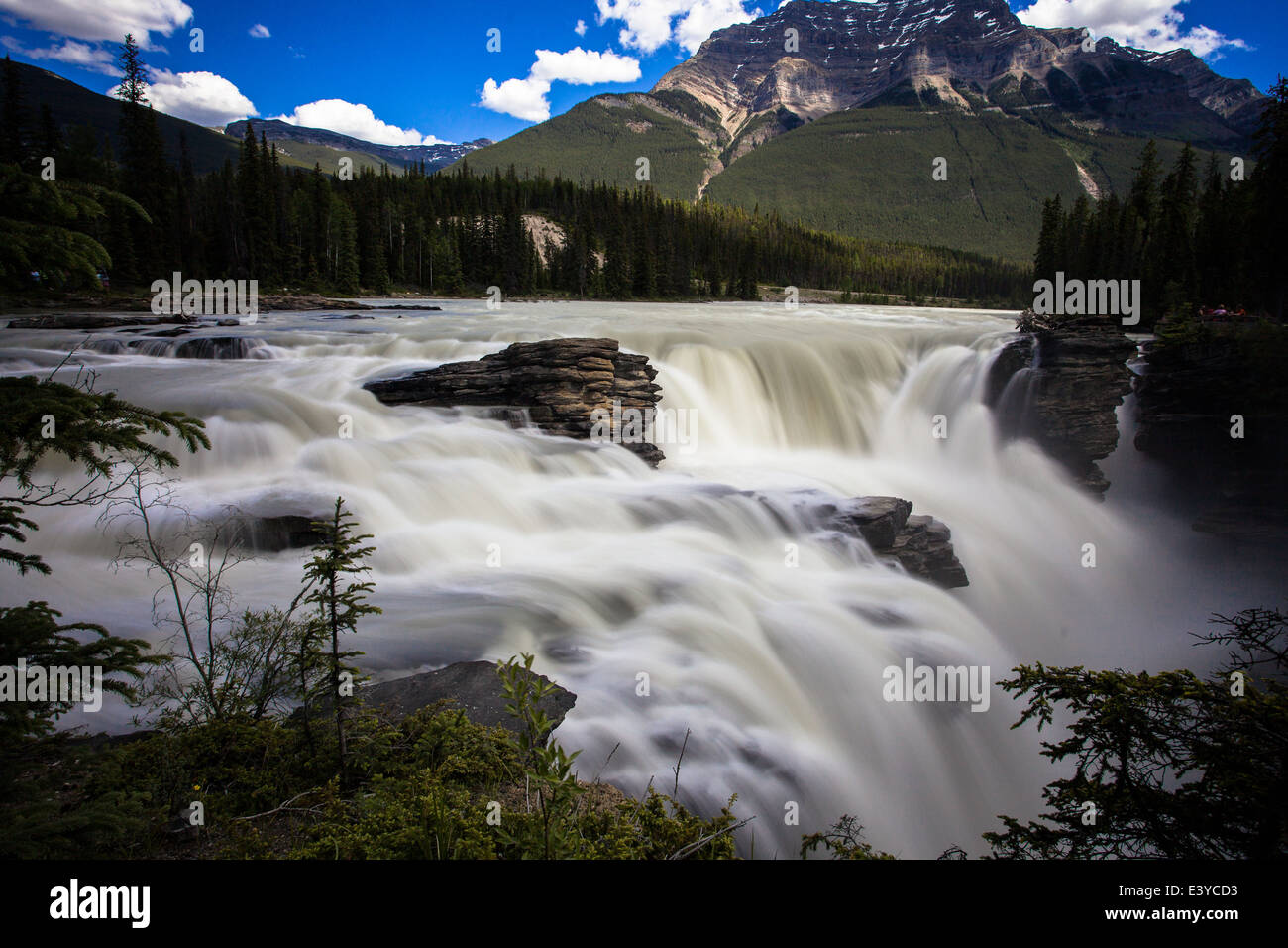Athabasca falls Waterfall Stock Photo - Alamy