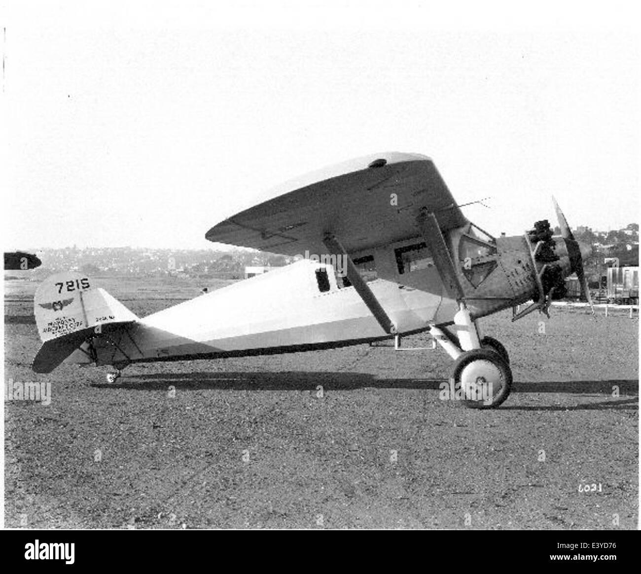 Photograph of a Ryan aircraft from 1928, associated with Charles ...