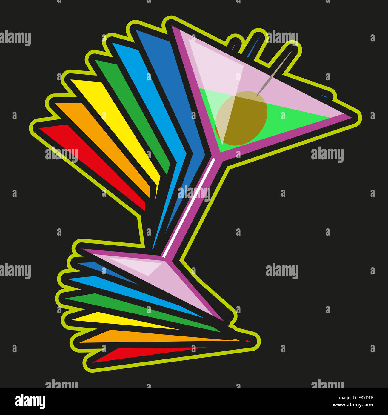 Retro martini hi-res stock photography and images - Alamy