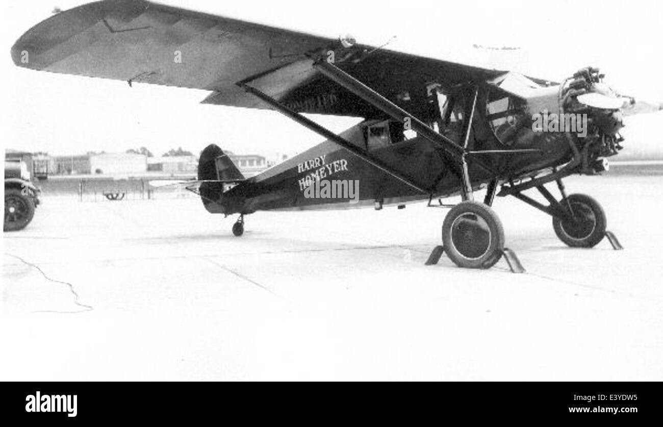 This 1928 photograph shows a Ryan aircraft, representing the company's ...