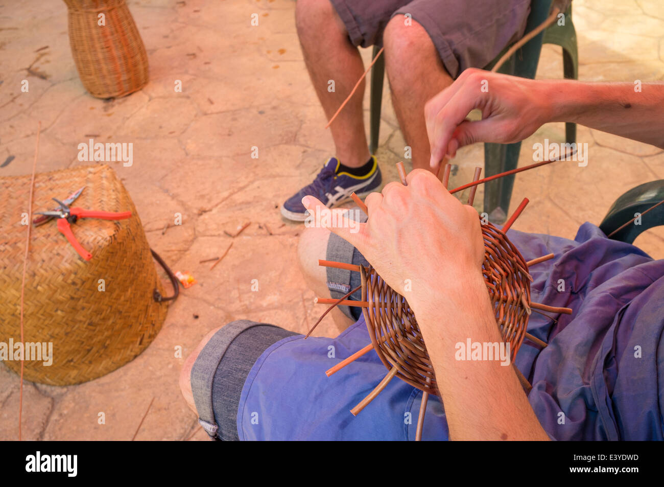 Cane basket making hi-res stock photography and images - Alamy