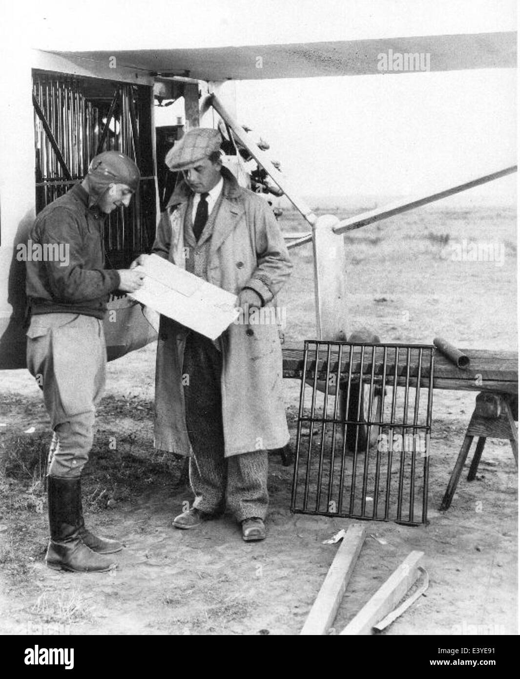 A photograph of a Ryan aircraft from 1927, connected to Charles ...