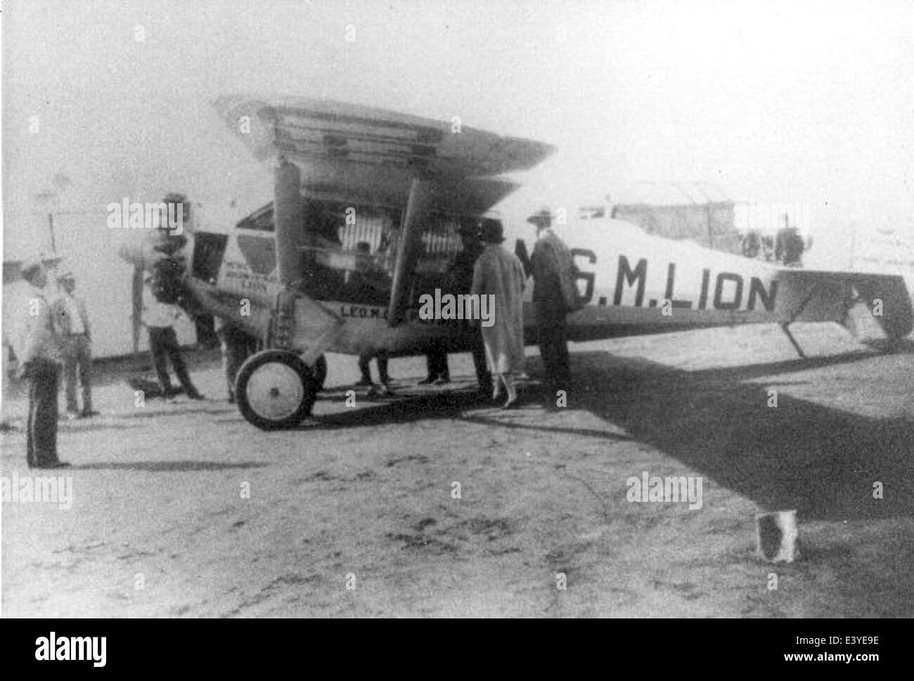 Photograph of a Ryan aircraft from 1927, on display at the San Diego ...
