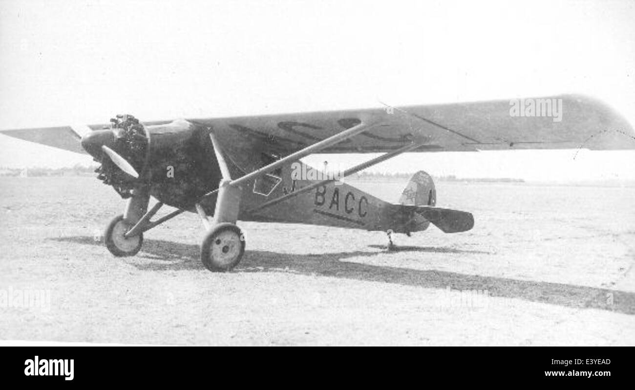 A photograph of the Ryan NYP-2 aircraft, also known as the Spirit of St ...