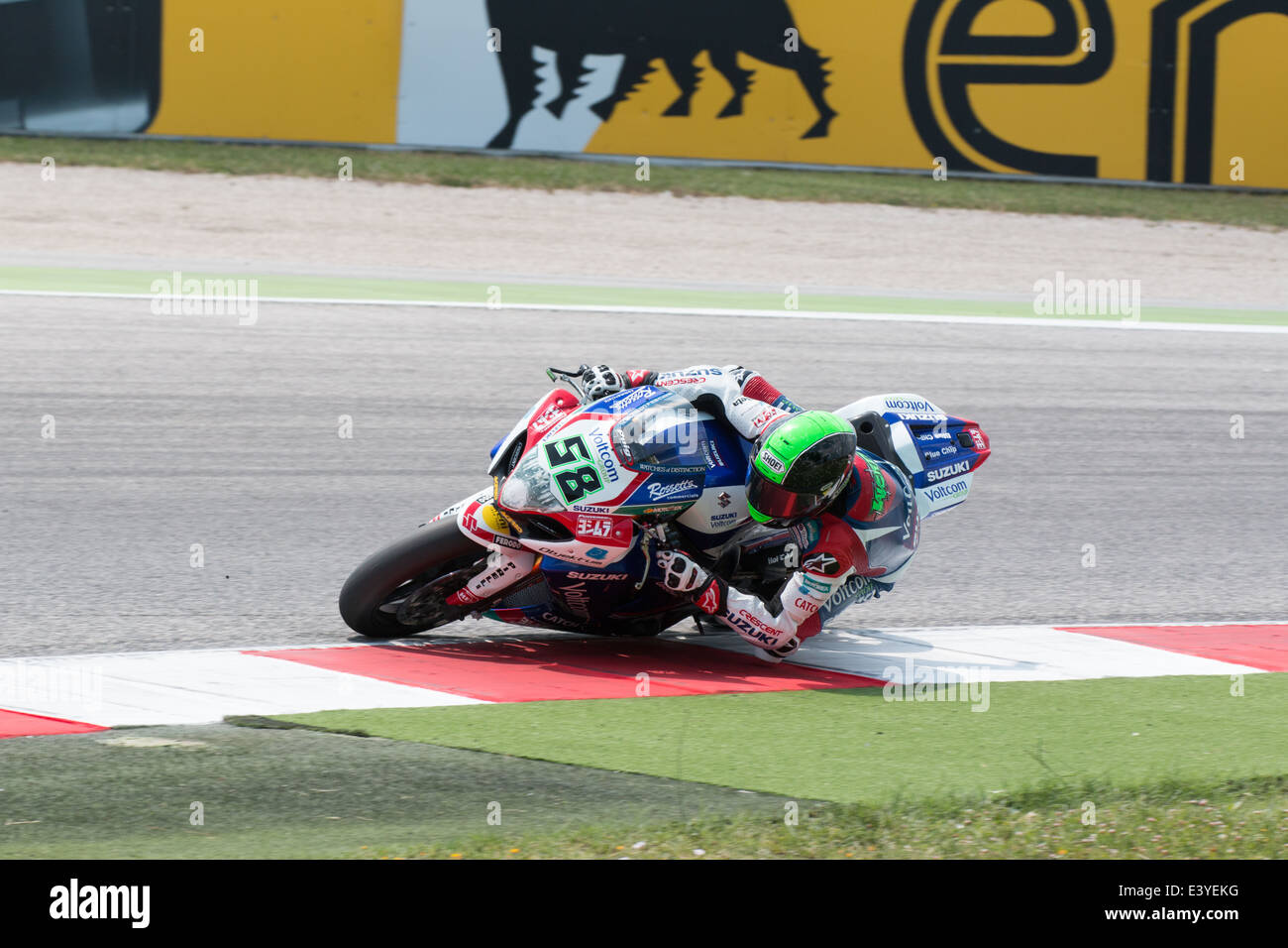 Suzuki GSX-R1000 of Voltcom Crescent Suzuki team, driven by LAVERTY ...