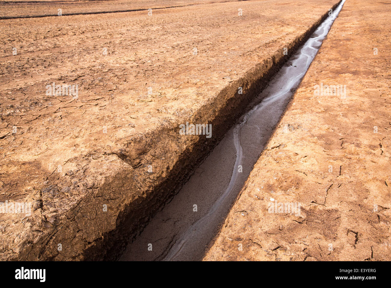 Moorland drain hi-res stock photography and images - Alamy
