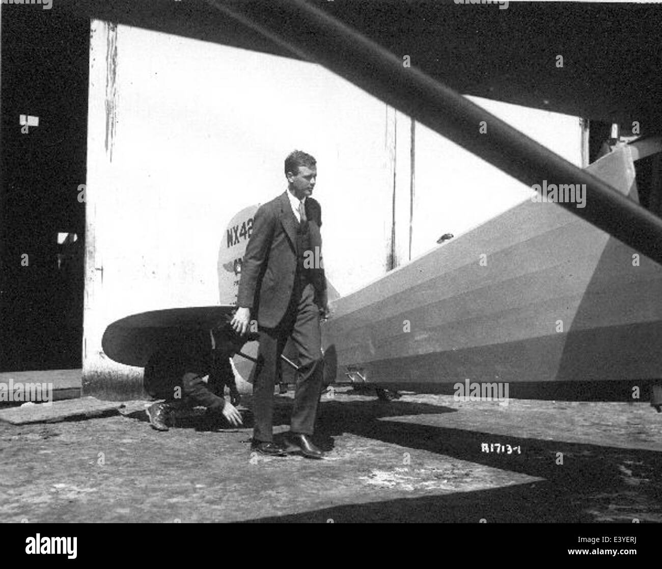 A 1927 Ryan Brougham aircraft, associated with aviator Charles A ...