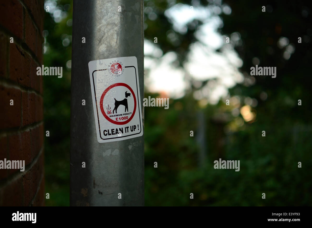 litter and dog waste bin lamp post Stock Photo - Alamy