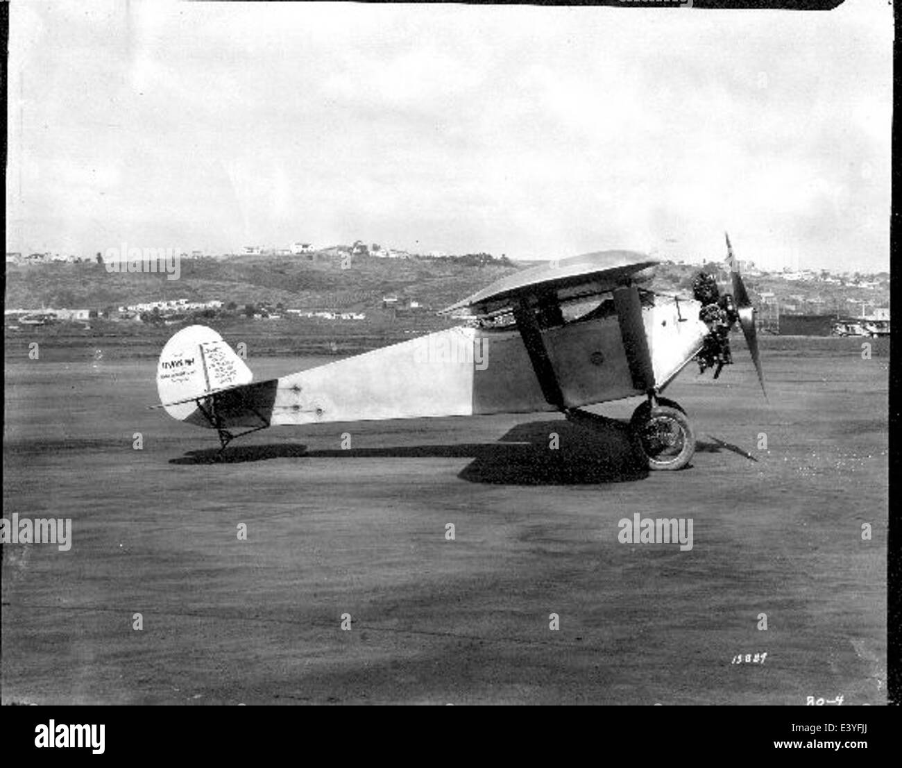 This photograph features a Ryan aircraft from 1926, connected to ...