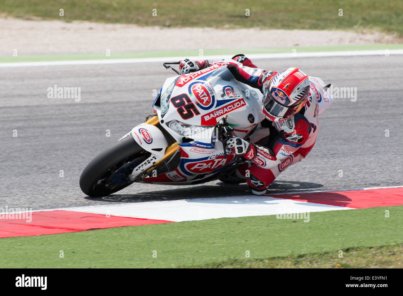 Honda CBR1000RR of PATA Honda World Superbike team, driven by REA ...