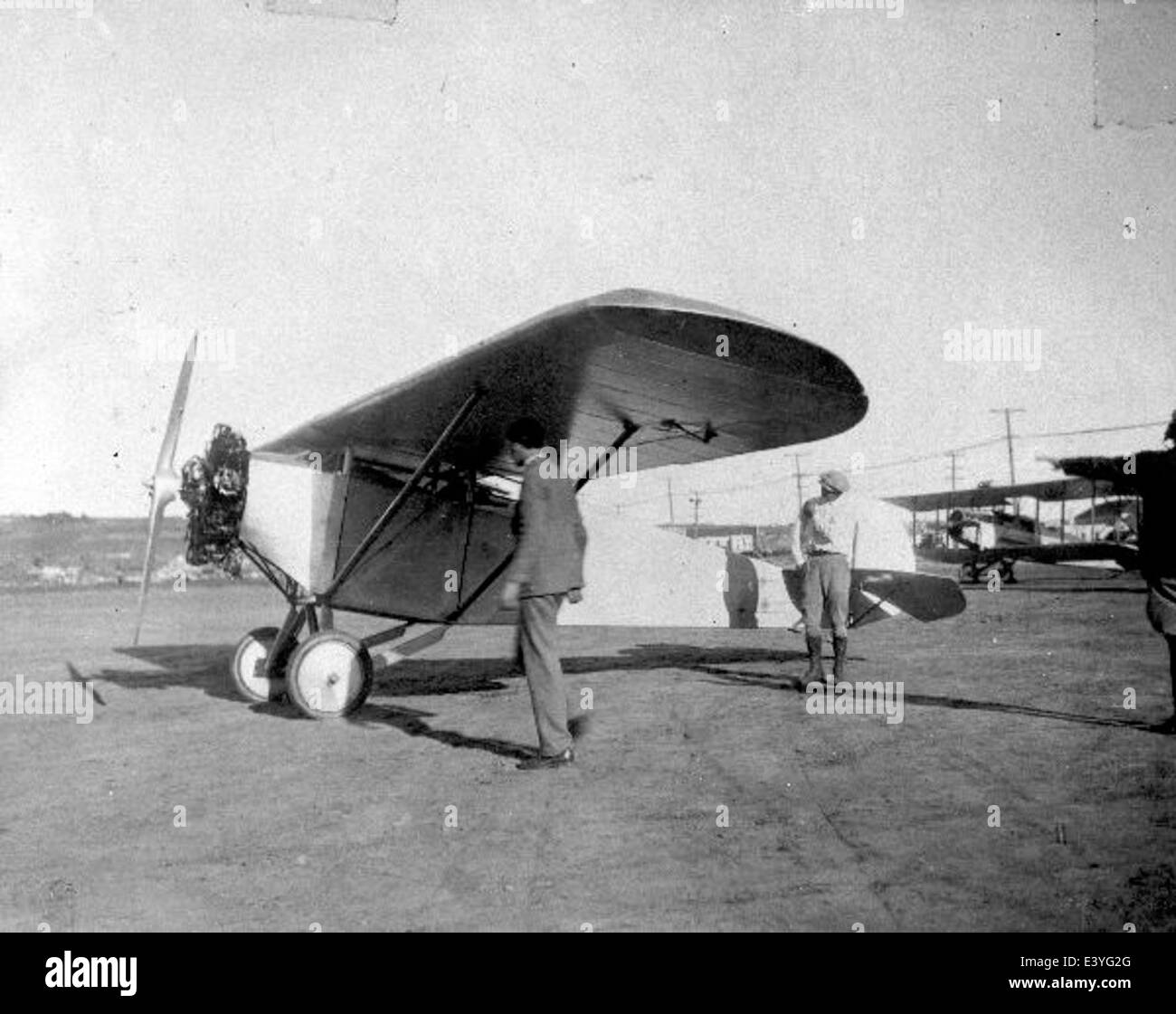 This photograph shows a Ryan aircraft from 1926, associated with ...