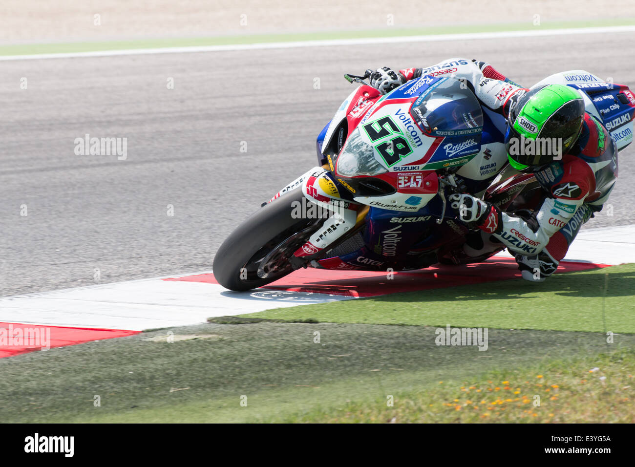 Suzuki GSX-R1000 of Voltcom Crescent Suzuki team, driven by LAVERTY ...