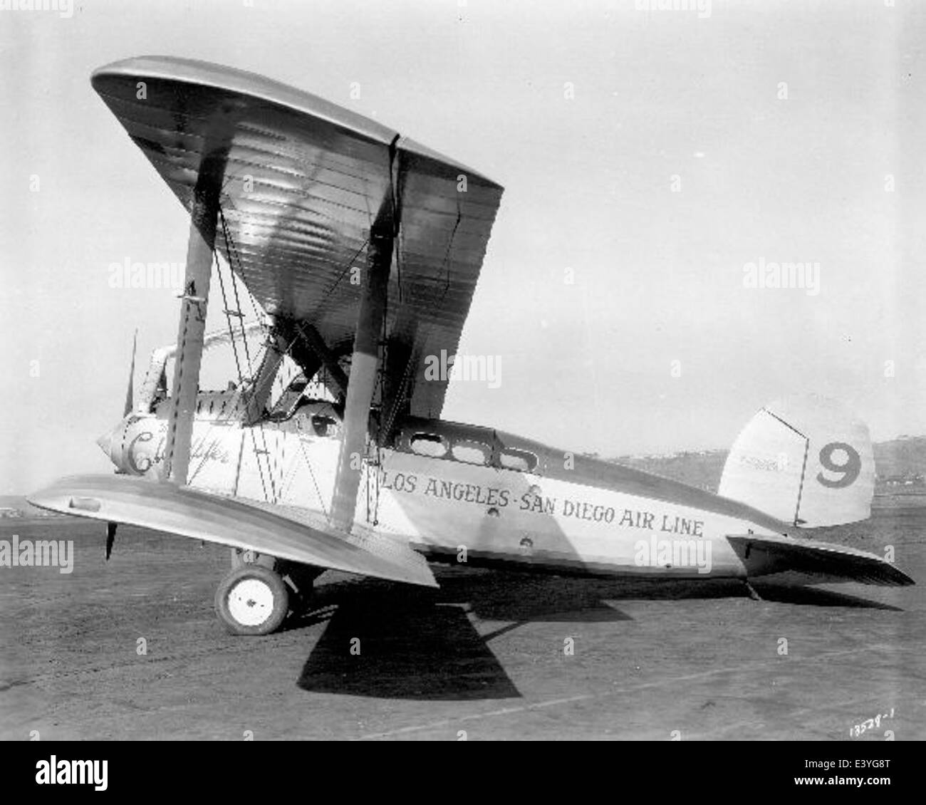 A photograph of a Ryan aircraft from 1926, showcasing its design and ...
