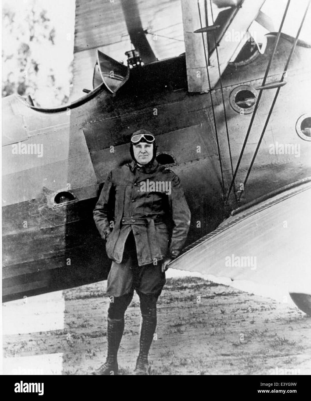 A photograph of a Ryan aircraft from 1924, part of the Lindbergh ...