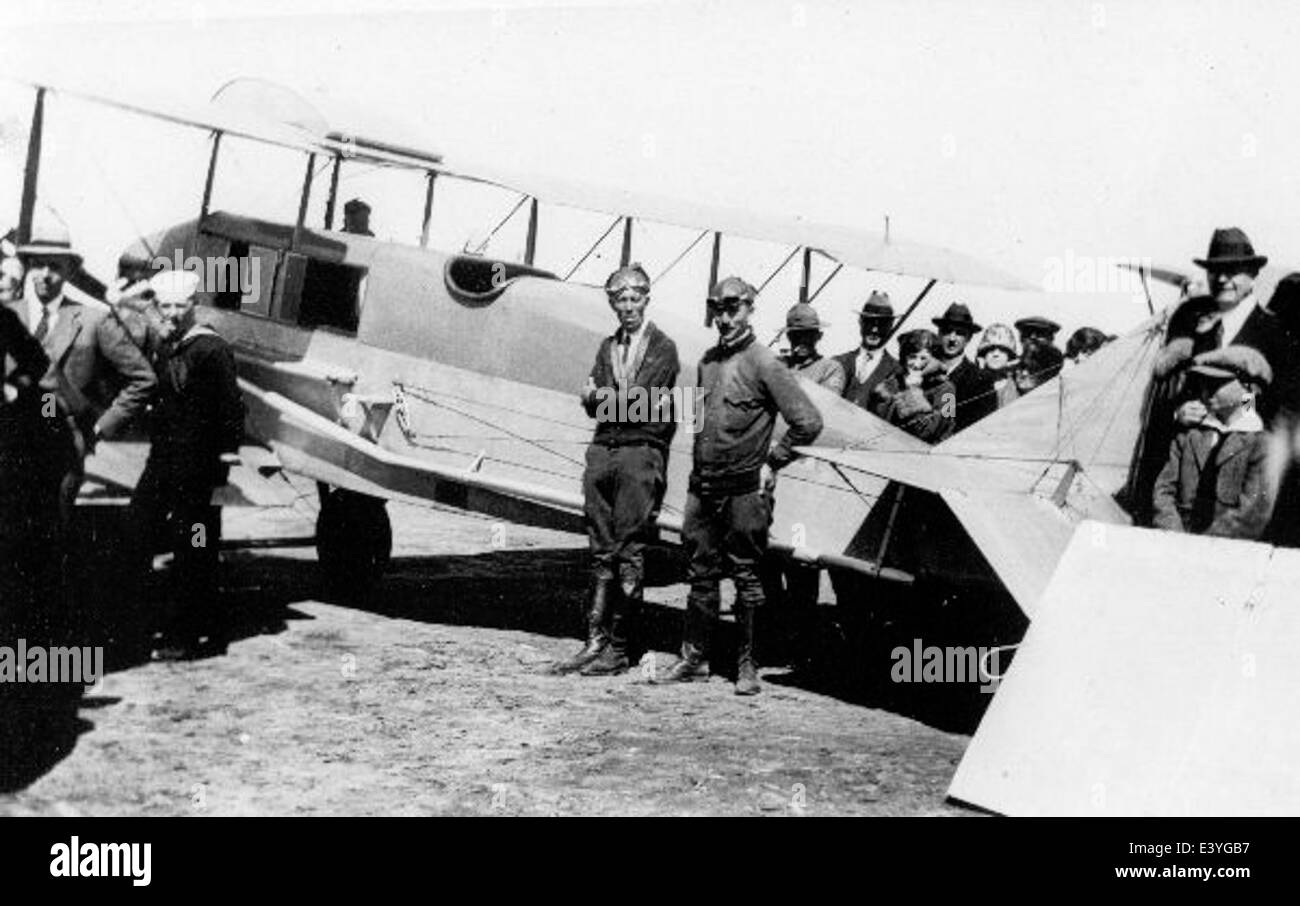 The Ryan 1925 aircraft, associated with Charles Lindbergh, displayed at ...