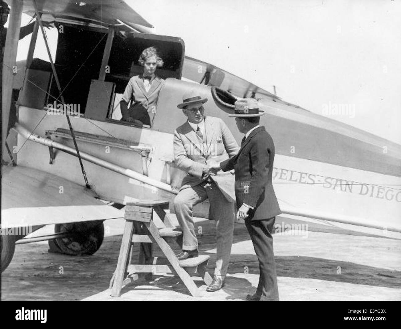 A photograph of the Ryan aircraft from 1925, associated with Charles ...