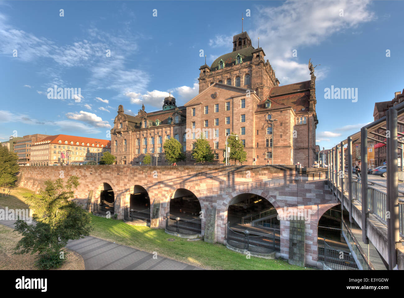 The Opera House and State Theatre of Nuremberg, with the Opernhaus U ...