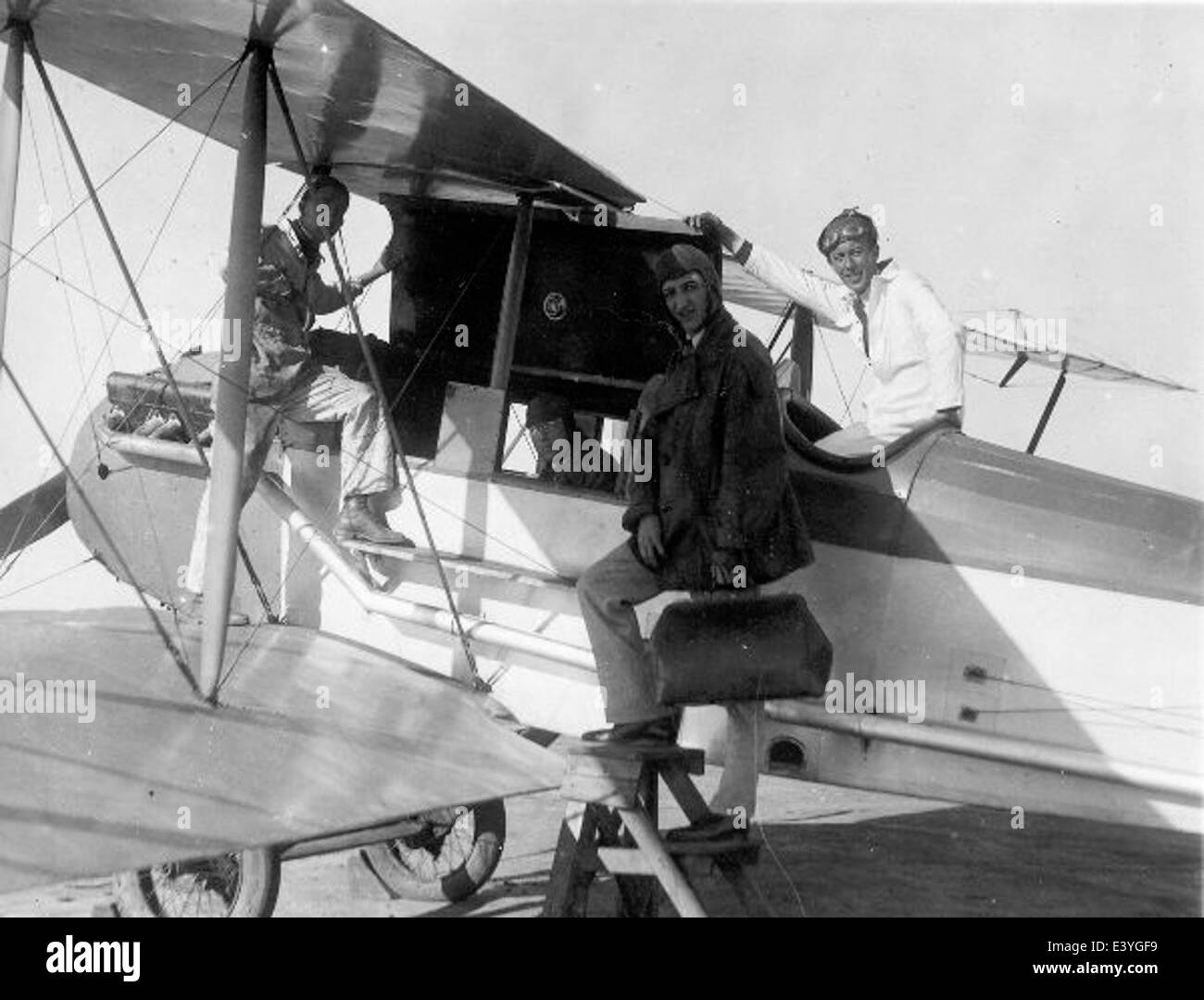 A photograph of a 1925 Ryan aircraft associated with aviation pioneer ...
