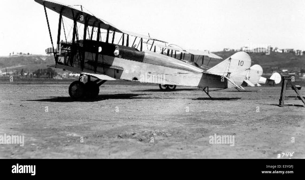 This photograph, taken in 1925, showcases a Ryan aircraft, designed by ...