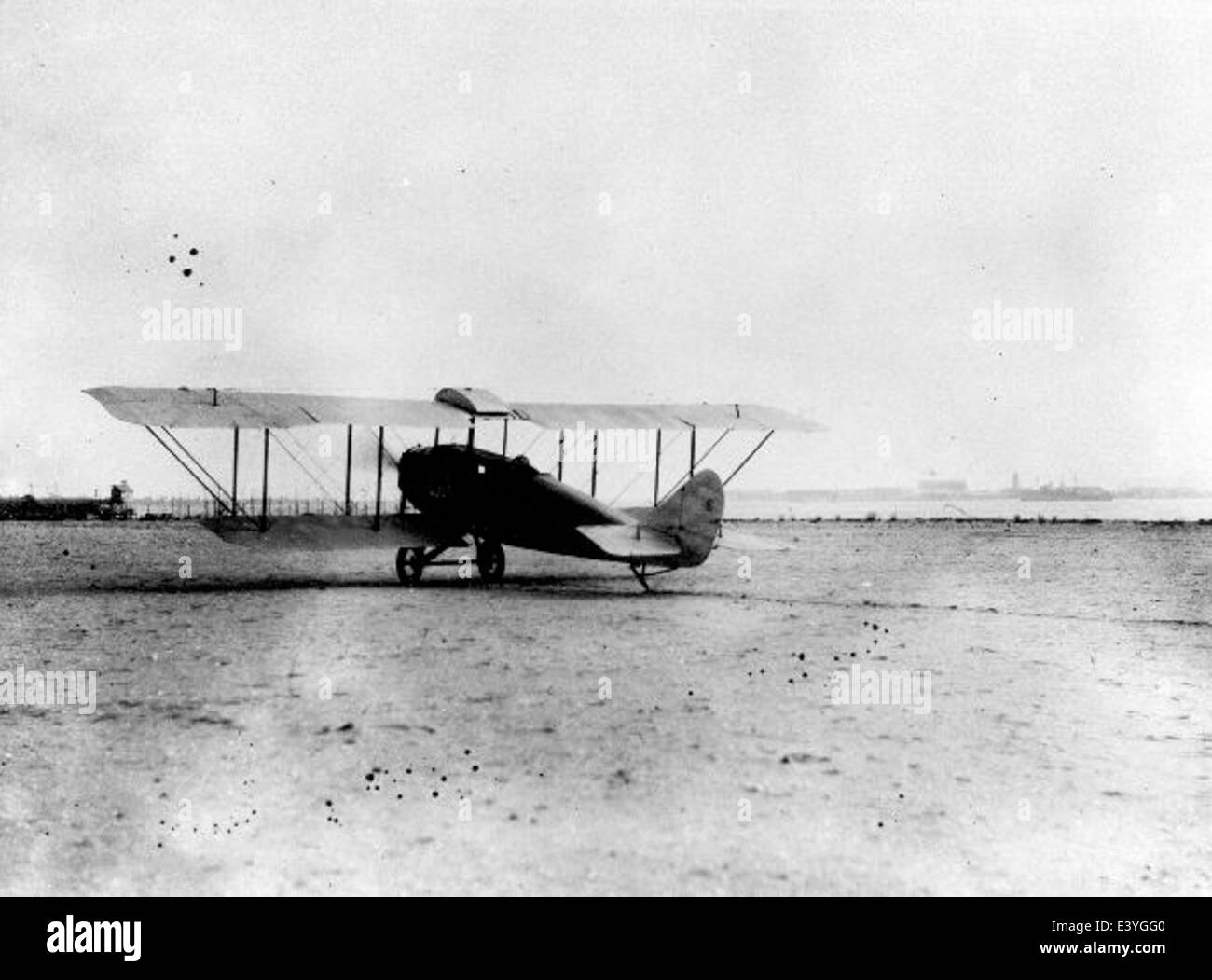 A photograph of a Ryan aircraft from 1924, displayed at the San Diego ...