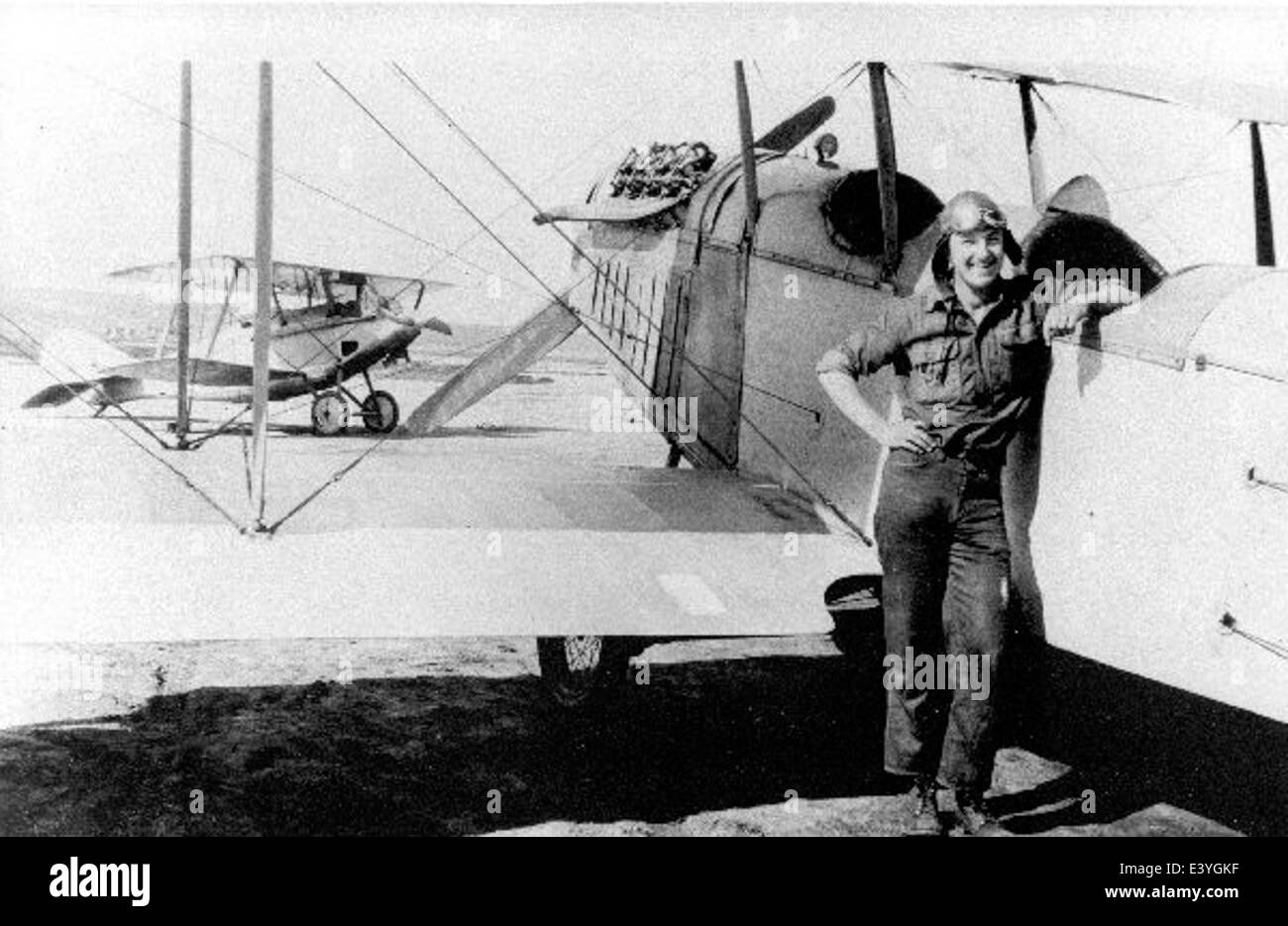 A 1926 Ryan aircraft, equipped with an OX-5 engine, showcased at the ...