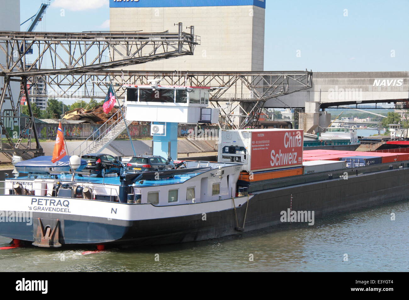 Rhine port basel basel switzerland hi-res stock photography and images ...