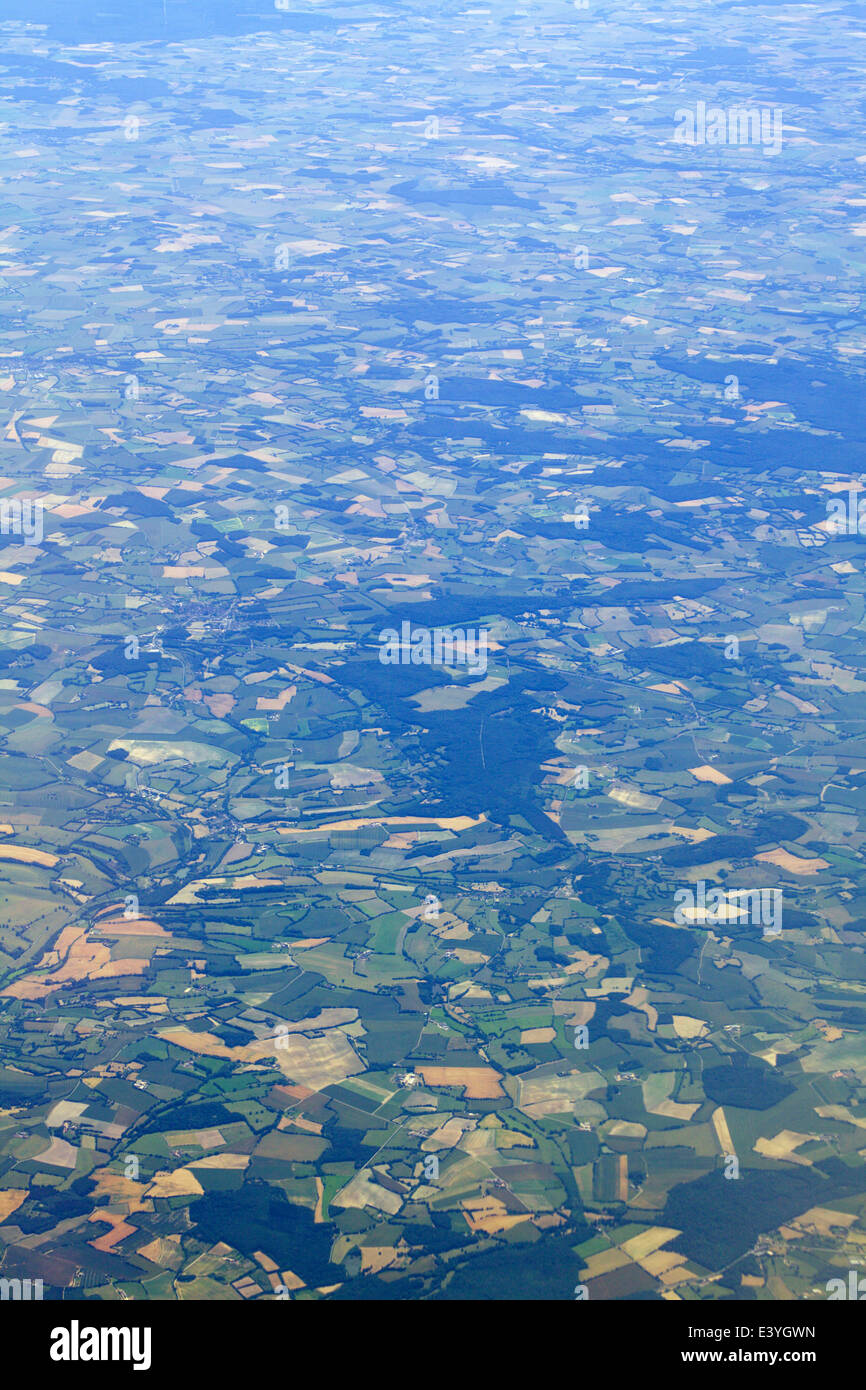 Flying over france hi-res stock photography and images - Alamy