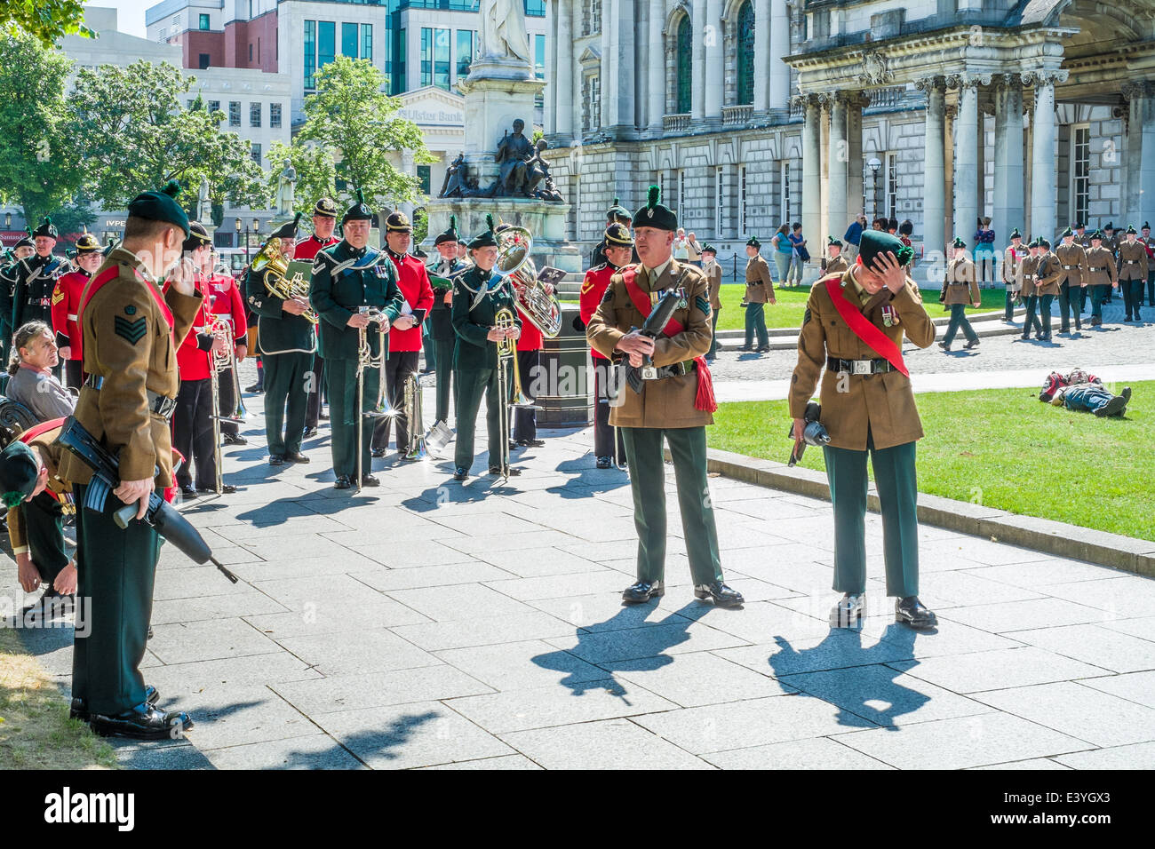 Band of the royal irish regiment hi-res stock photography and images ...