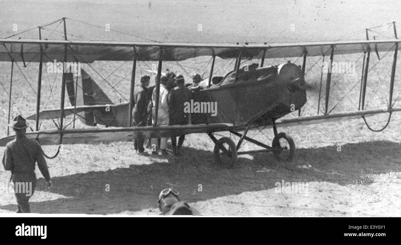 A photograph of a Ryan aircraft from 1924, associated with Charles ...