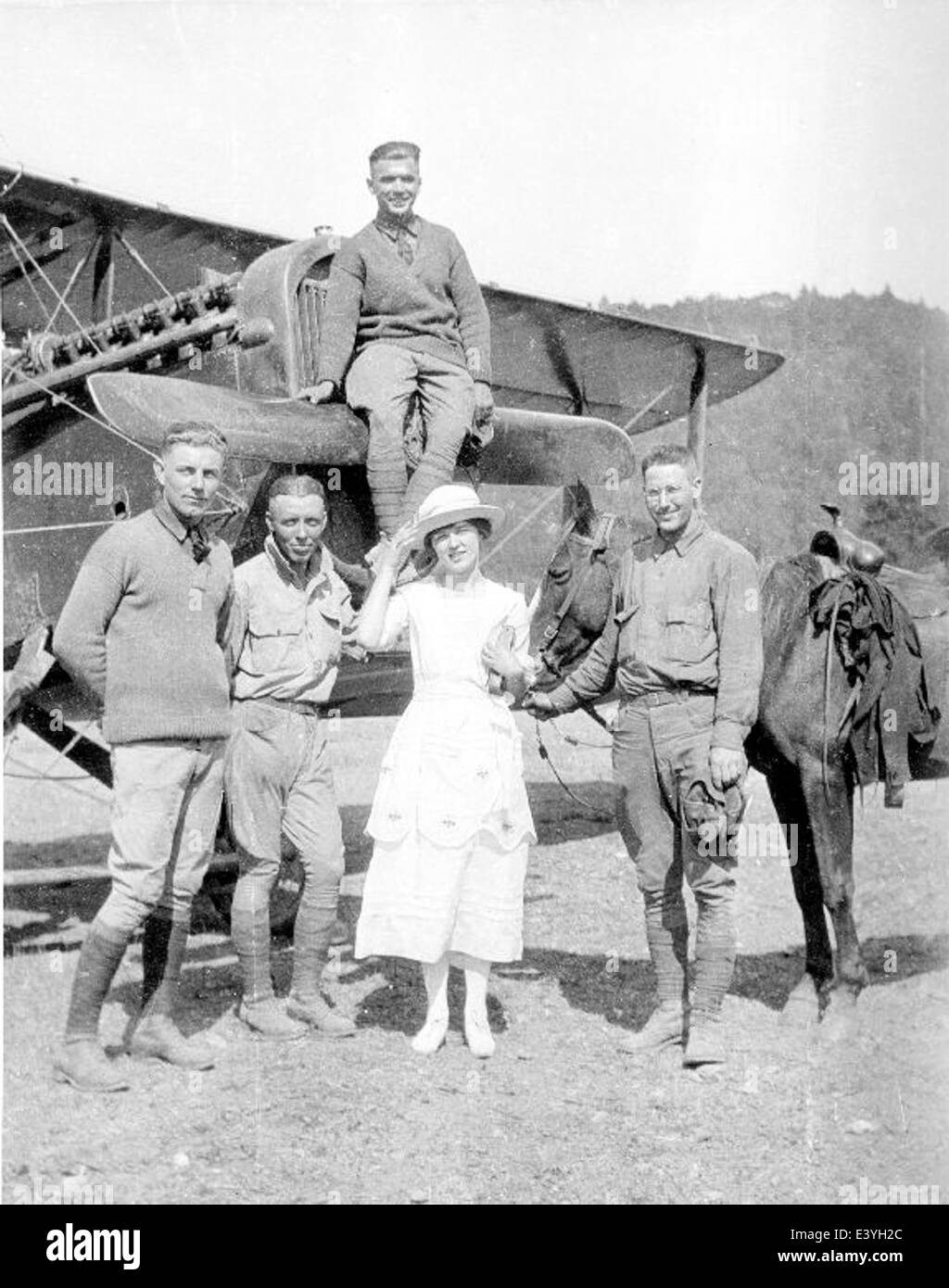 This 1921 photograph shows a Ryan aircraft, highlighting the role of ...