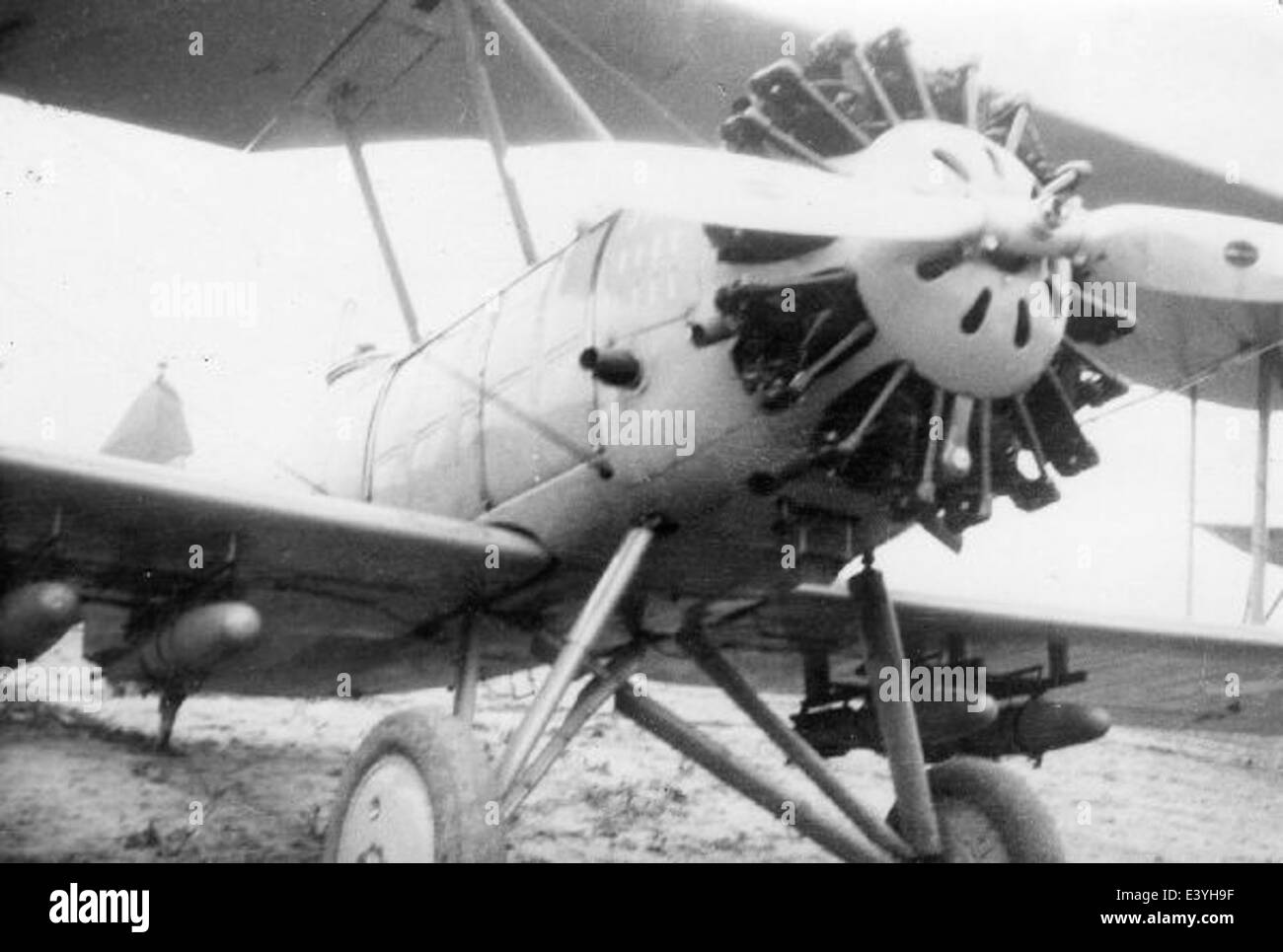 A photograph of the Vought O2U-1D biplane, a reconnaissance and bomber ...