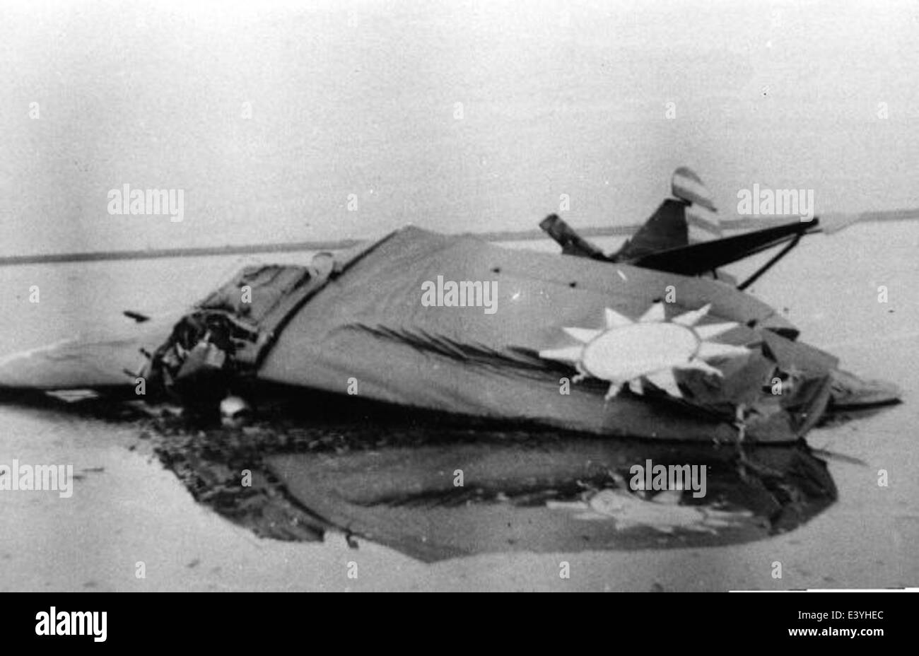 The Breda 28, an Italian-designed aircraft, captured in flight. The ...