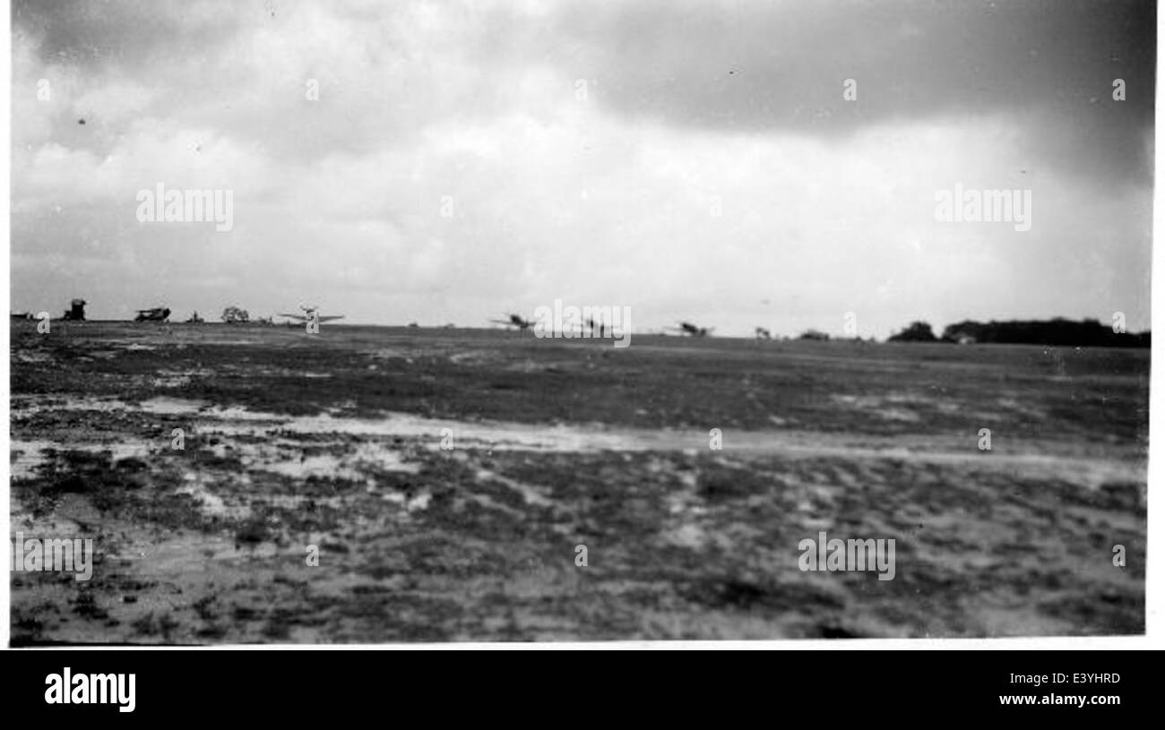 A photograph of P-40 aircraft in Rangoon, highlighting their role in ...