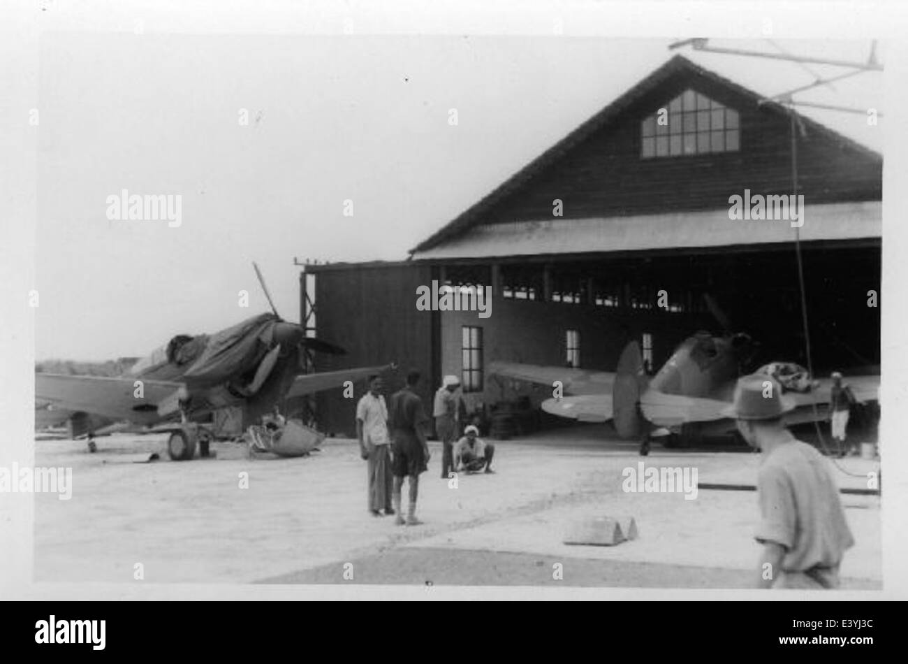 A photograph of a Flying Tigers aircraft, taken on July 15, 1941 ...