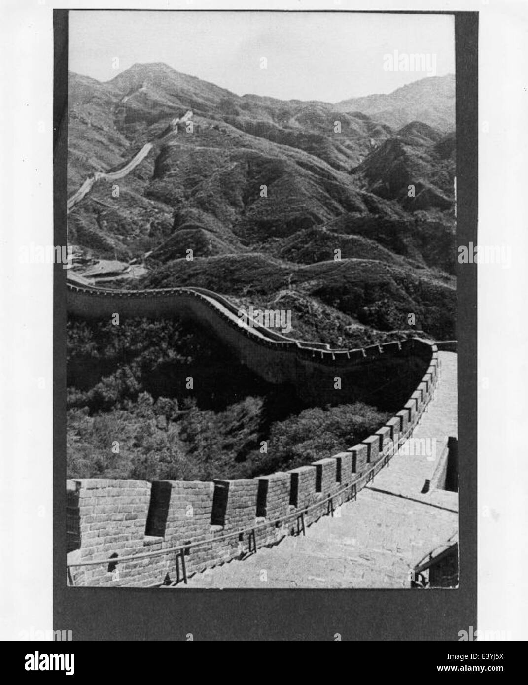 China great wall in Black and White Stock Photos & Images - Alamy