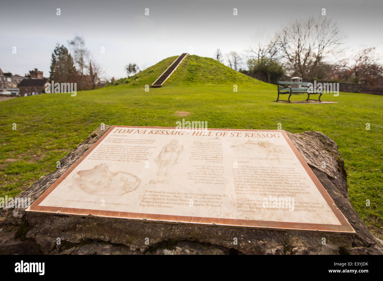 Tom Na Kessaig, or Hill of St Kessog in Callander, Scotland, UK Stock ...