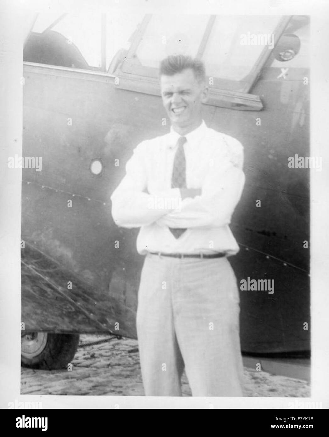 A photograph of John Hack Newkirk, Squadron Commander of the 2nd ...