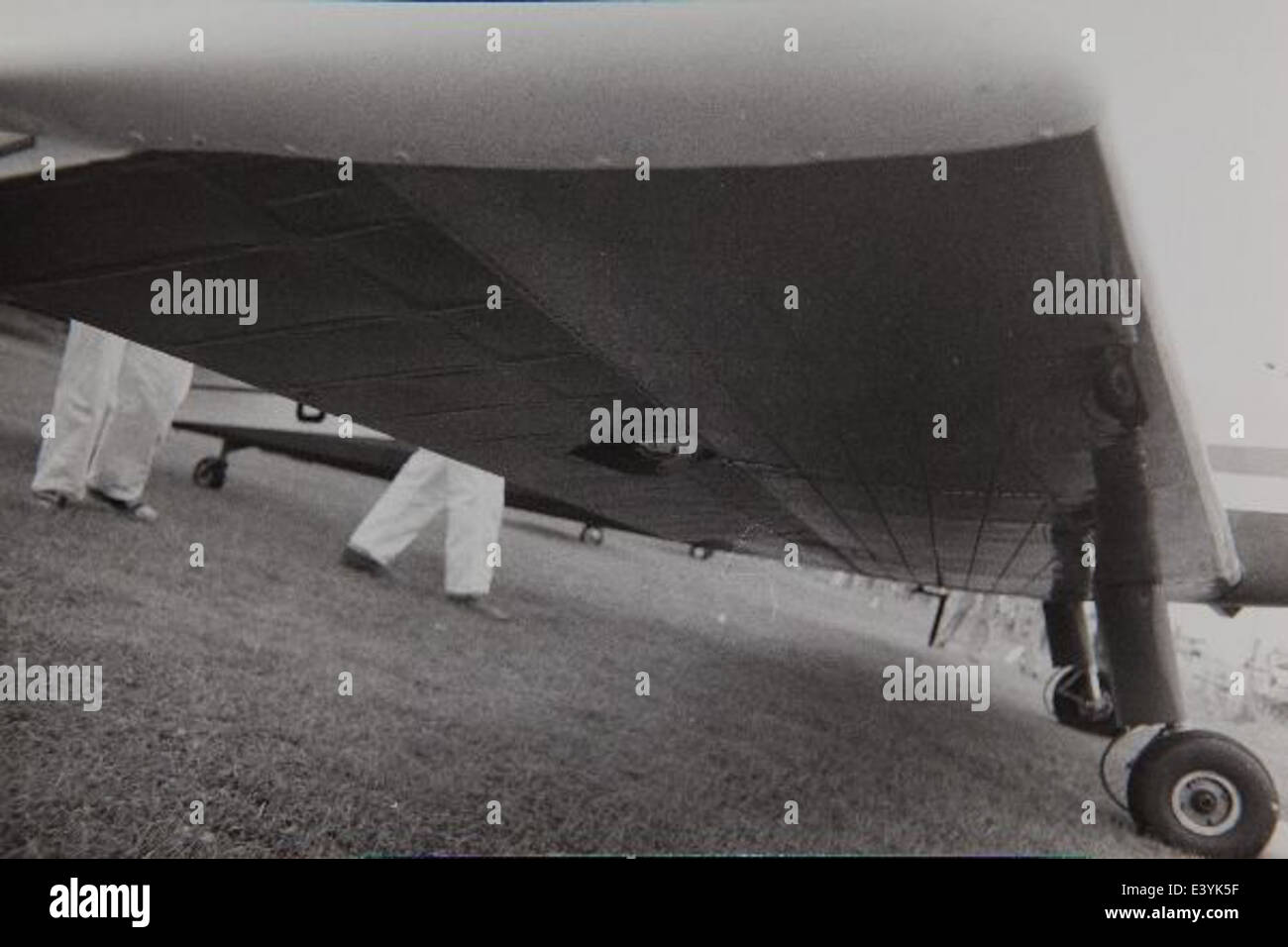 The Cranfield A1, an early British experimental aircraft, displayed at ...