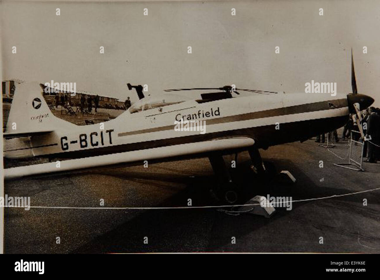 A photograph of the Cranfield A1 aircraft, showcasing its design and ...