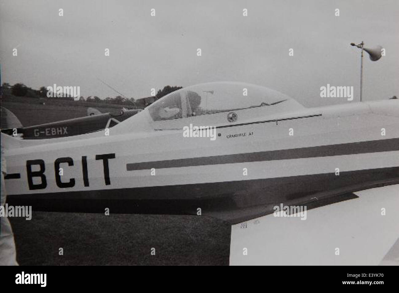 A photograph of the Cranfield A1, an early aircraft design used in the ...