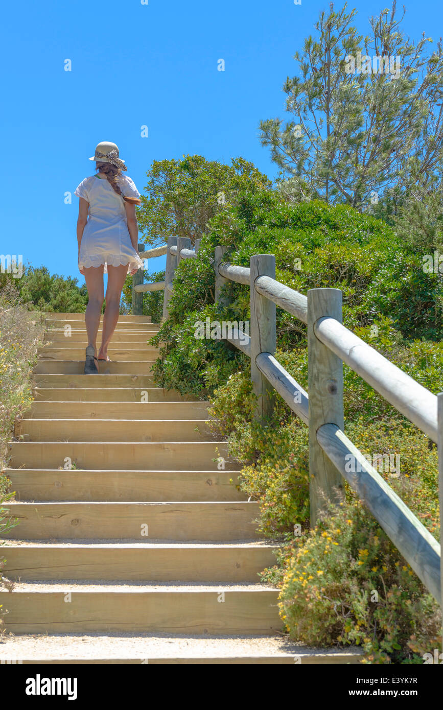 Climbing stairs summer hi-res stock photography and images - Alamy